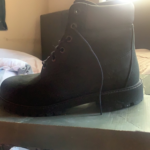 Timberland | Shoes | Suede Black Timberlands | Poshmark